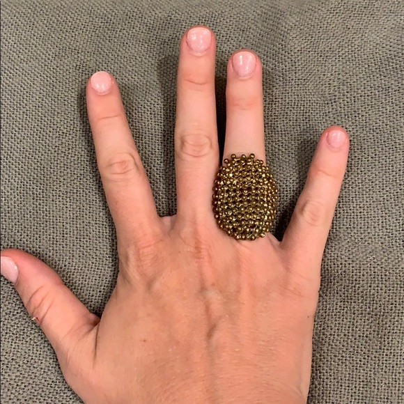 Kendra Scott | Jewelry | Gold Kendra Scott Statement Cocktail Ring ...